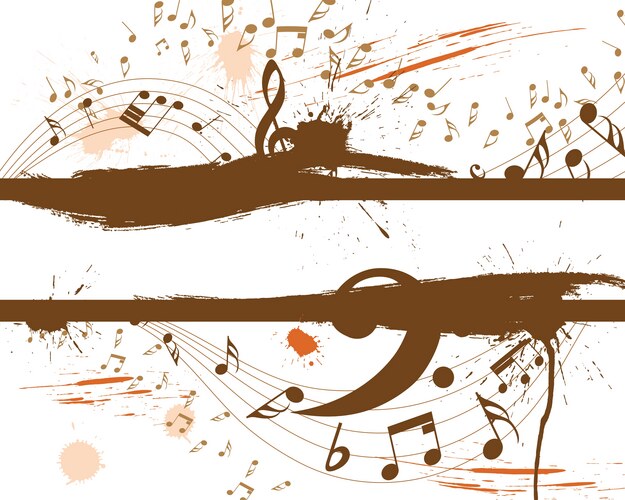 Musical notes Royalty Free Vector Image - VectorStock