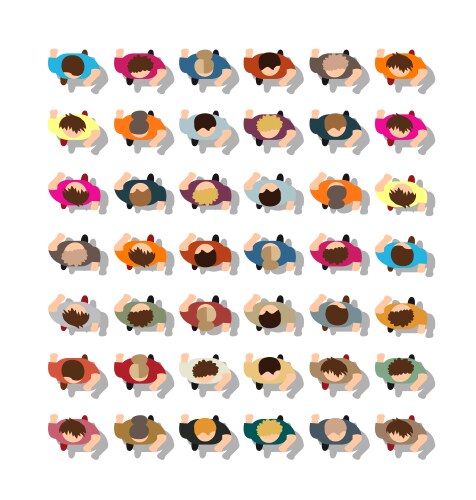 Person Silhouette Top View Vector Images (over 680)