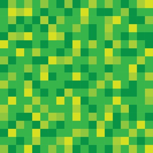 Pixel minecraft style land block background Vector Image