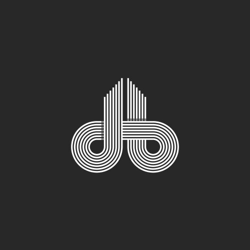 Initial Letter Overlapping Logo Vector Images (over 11,000)