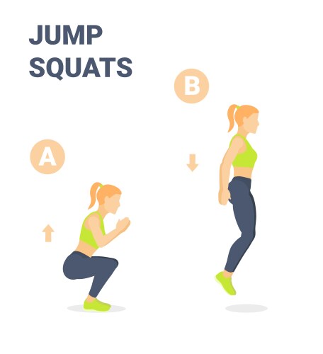 Squat Jump Vector Images (over 650)