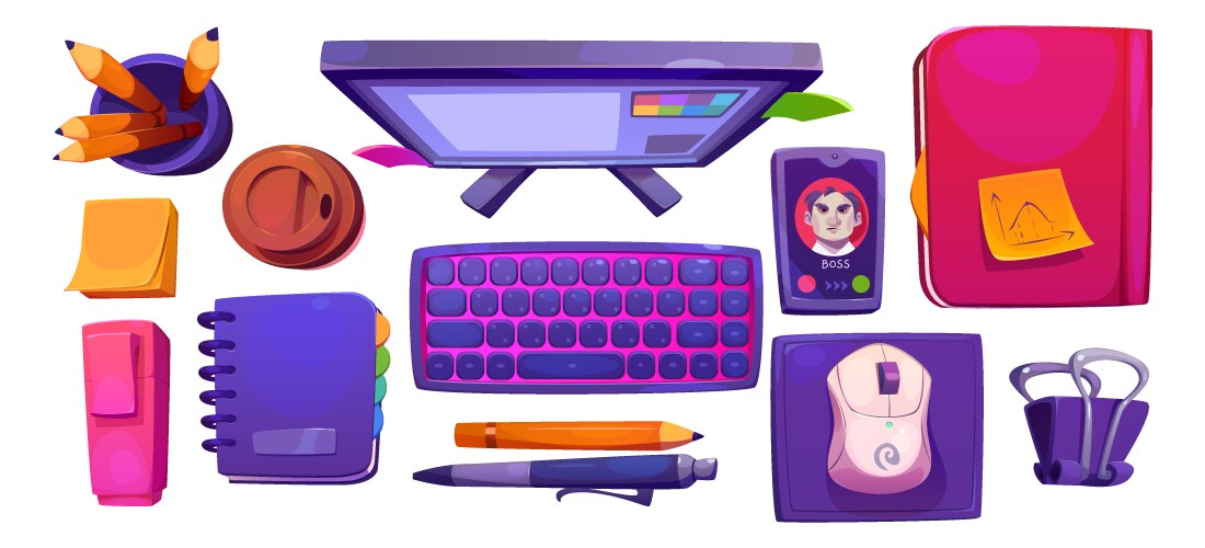 Desk Cartoon Vector Images (over 60,000)