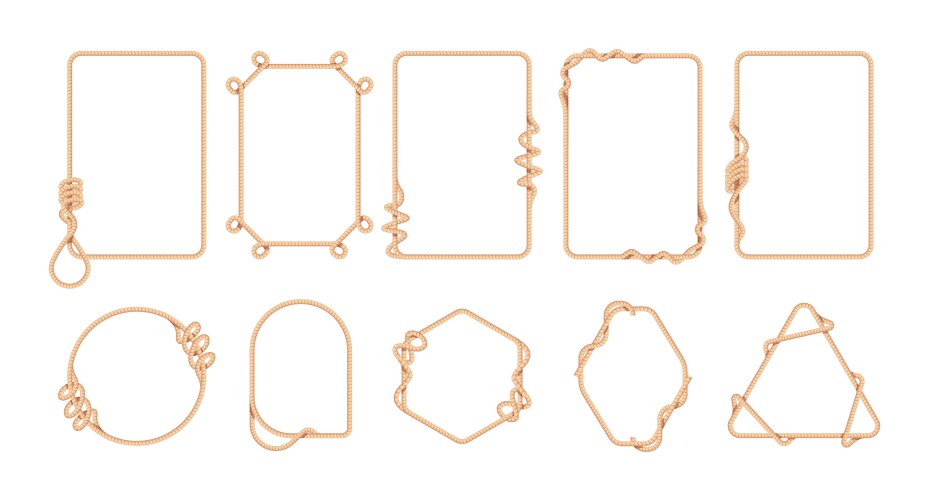 Red clew papercut yarn border with thread Vector Image