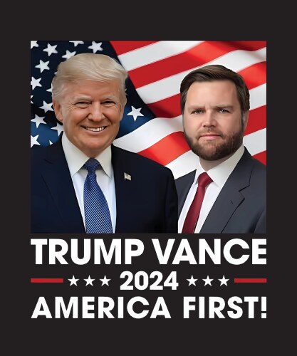 Trump vance 2024 Royalty Free Vector Image - VectorStock