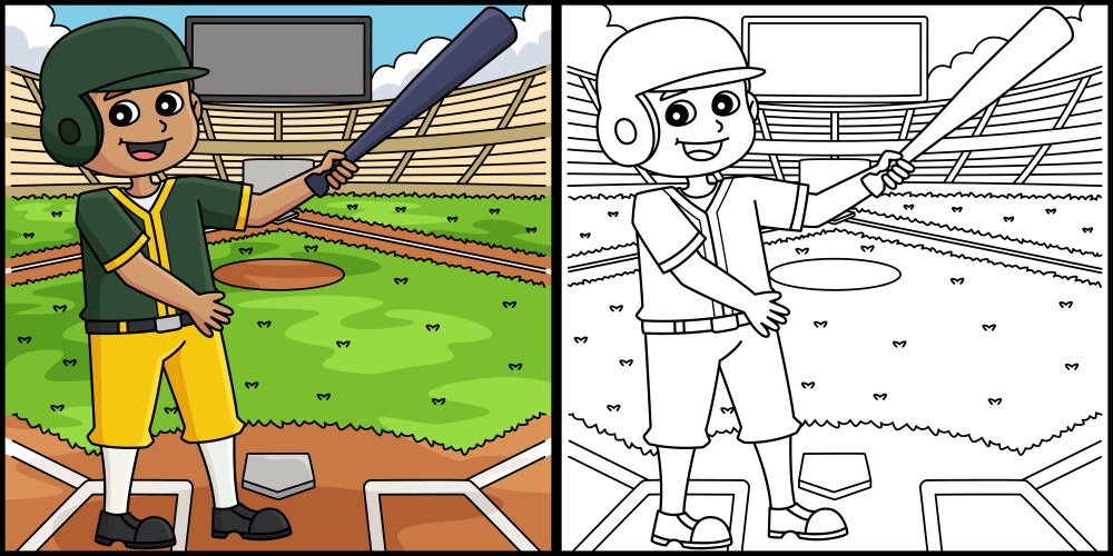 Baseball Field Cartoon Vector Images (over 2,400)