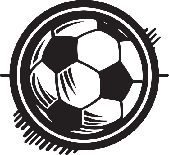 Soccer football emblems design element for logo Vector Image
