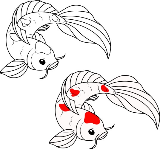 Koi Outline
