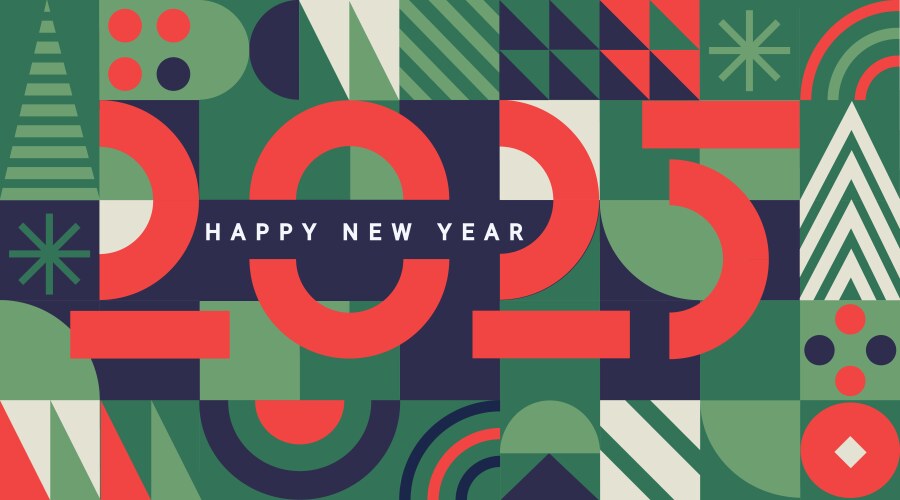 Chinese horizontal new year banner for 2025 Vector Image