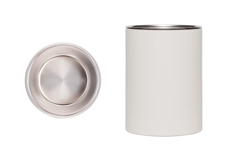 Cylindrical box template Royalty Free Vector Image