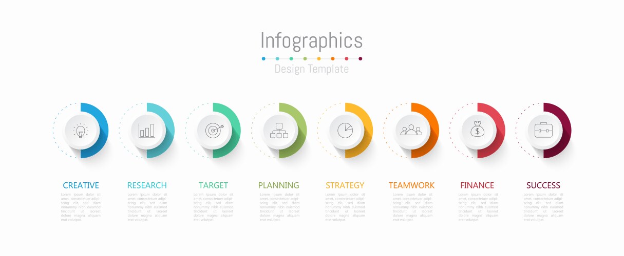 Infographic 8 Elements Vector Images (over 8,300)