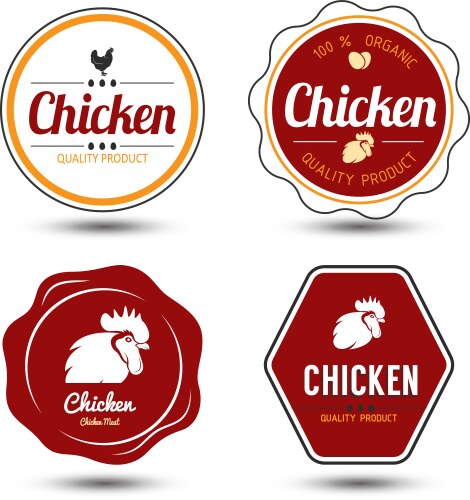Chicken meat and eggs 2 Royalty Free Vector Image