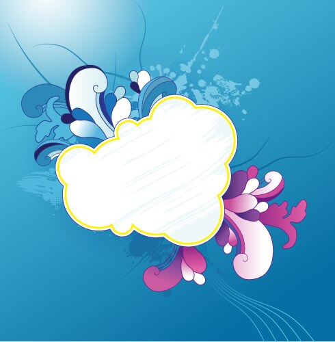 Heart string yellow border frame Royalty Free Vector Image