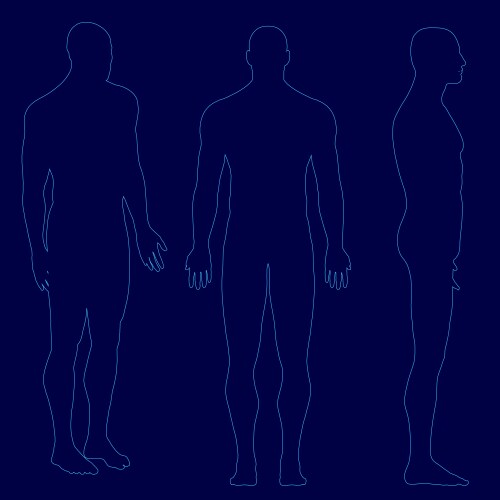 Man Side Pose Vector Images (over 3,100)
