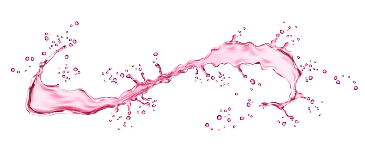 Golden wave flow splash isolated swirl Royalty Free Vector