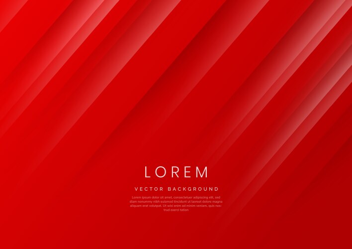 Abstract modern diagonal stripes red background Vector Image