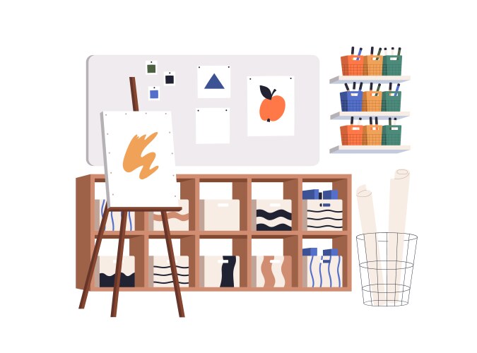 Pottery studio infographics Royalty Free Vector Image