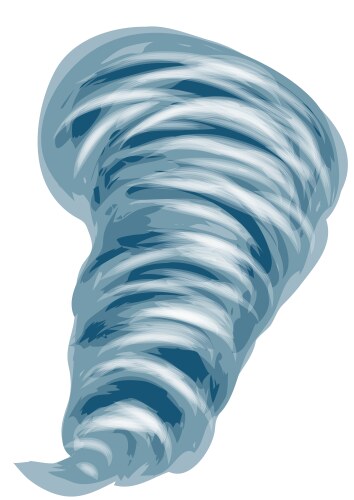 Realistic tornado Royalty Free Vector Image - VectorStock