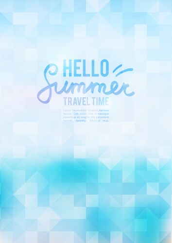 Summer is coming soon text Royalty Free Vector Image