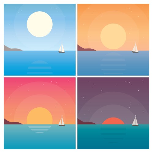 Sunset Gradient Vector Images (over 8,200)
