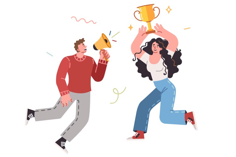 Winner Congratulations Vector Images (over 9,000)