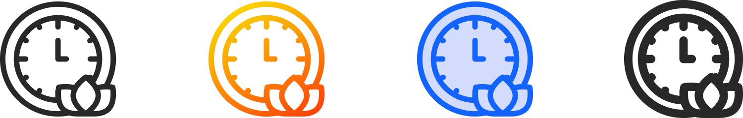 Certification iconthin linear gradient blue Vector Image