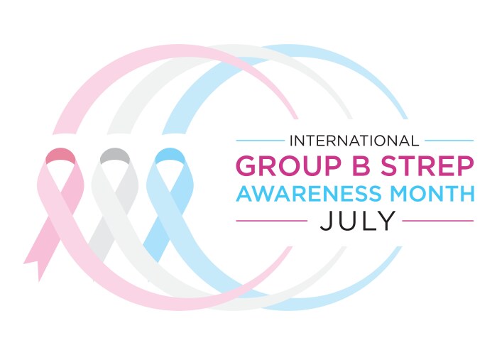 International group b strep awareness month Vector Image