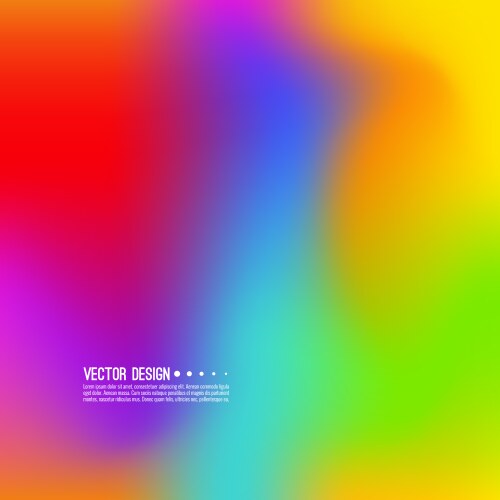 Swirl radial gradient rainbow background Vector Image