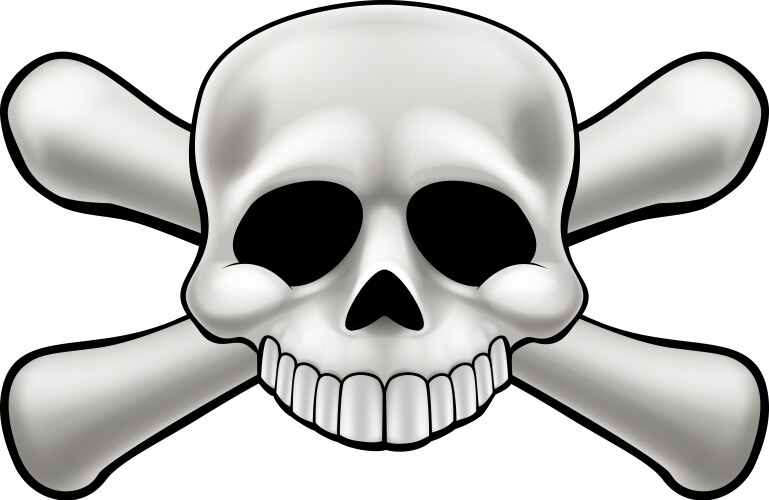 Skull Crossbones Clipart Vector Images (over 460)
