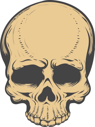 Skull Front Facing Vector Images (over 2,200)
