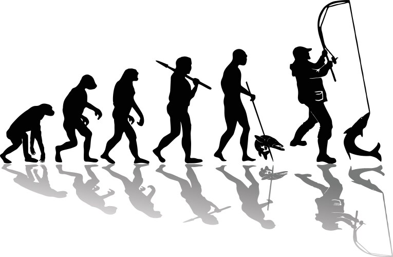 Evolution Fish Vector Images (over 620)