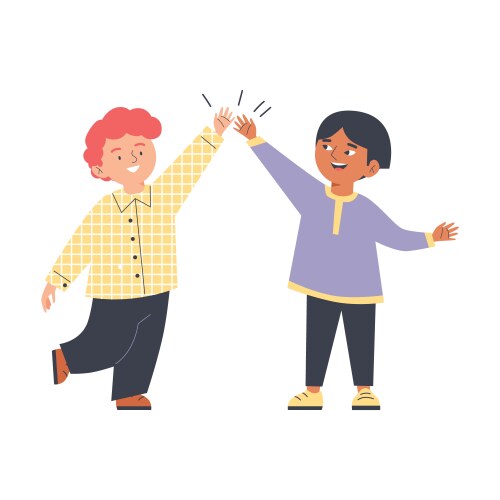 Two friends shake hands cartoon Vector Images & Graphics for Commercial ...