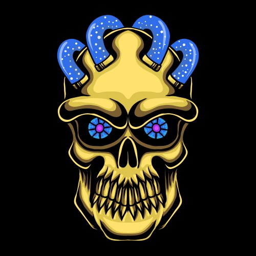 Triangle Skull Horror Vector Images (over 540)