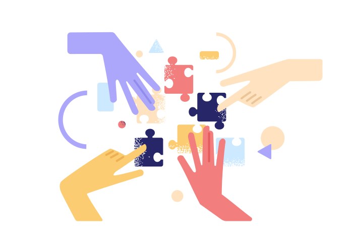 Joining Hands Vector Images (over 8,400)