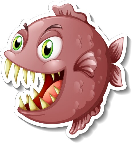 Angry scowling round yellow and red emoticon Vector Image