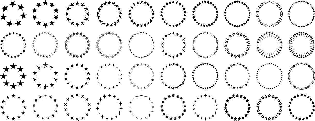 Star Rounded Points Vector Images (over 3,600)
