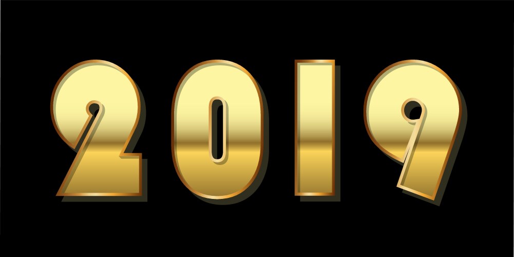 Gold number 700 logo icon design Royalty Free Vector Image