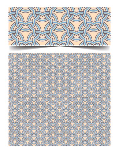 Seamless moroccan pattern background with flowers Vector Image