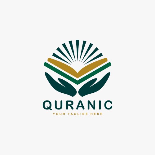 Mosque islam logo Royalty Free Vector Image - VectorStock
