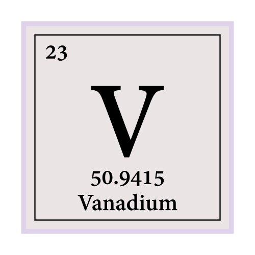 Periodic Table Element Vanadium Vector Images (73)