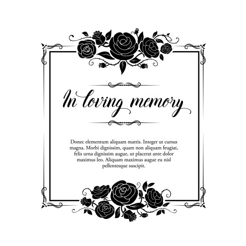 Funeral Frame Vector Images (over 2,400)