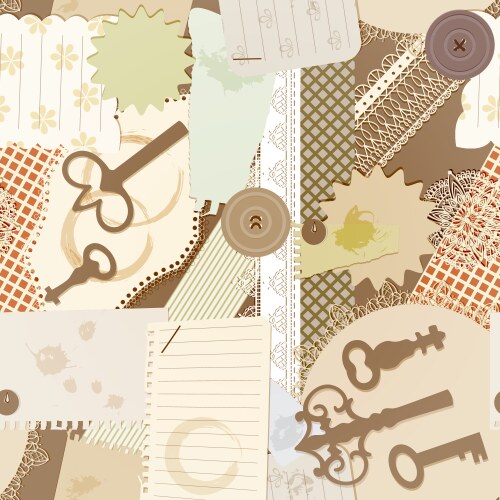 Scrapbook background Royalty Free Vector Image