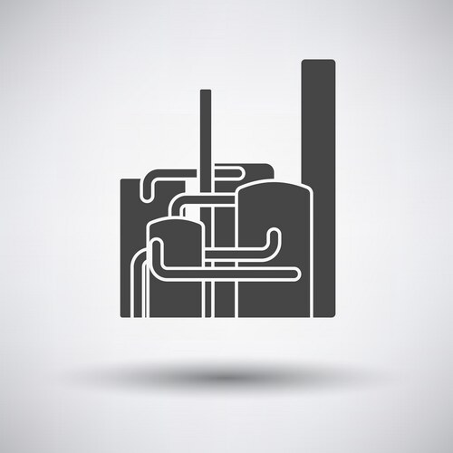 Chemical plant icon Royalty Free Vector Image - VectorStock