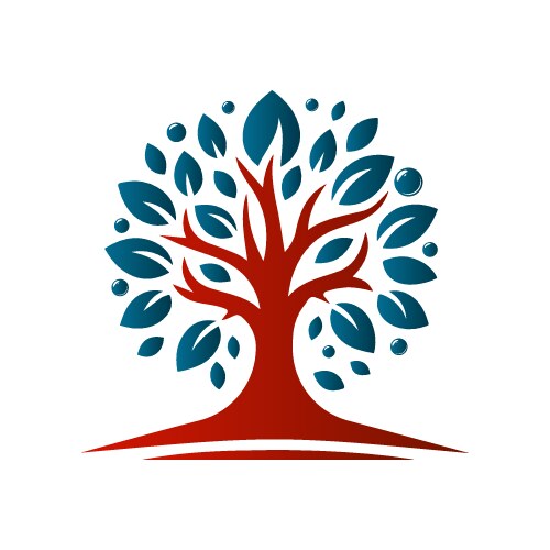 Tree logo design Royalty Free Vector Image - VectorStock
