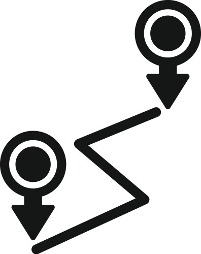 Roadmaps icon images Royalty Free Vector Image