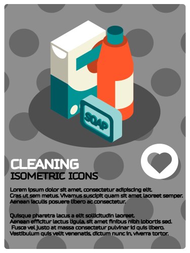 Conveyor flat isometric poster set Royalty Free Vector Image