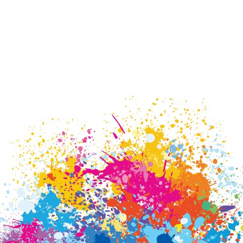 Elements for design from paint stains Royalty Free Vector