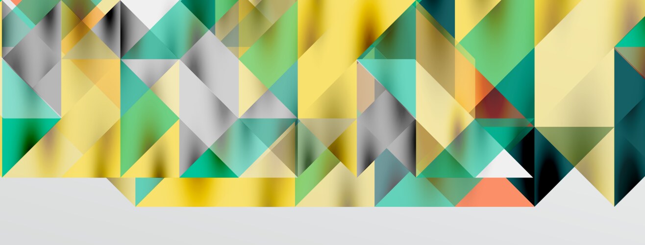 Tech minimal overlapping triangle shapes elements Vector Image