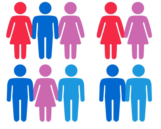 Polygamy Cartoon Vector Images (over 110)