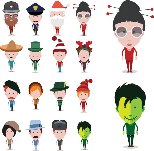 Cartoon character Royalty Free Vector Image - VectorStock