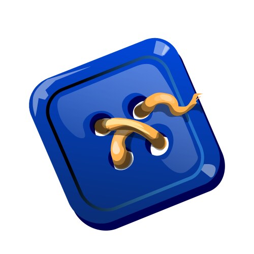 Button and unbutton isolated cartoon Royalty Free Vector